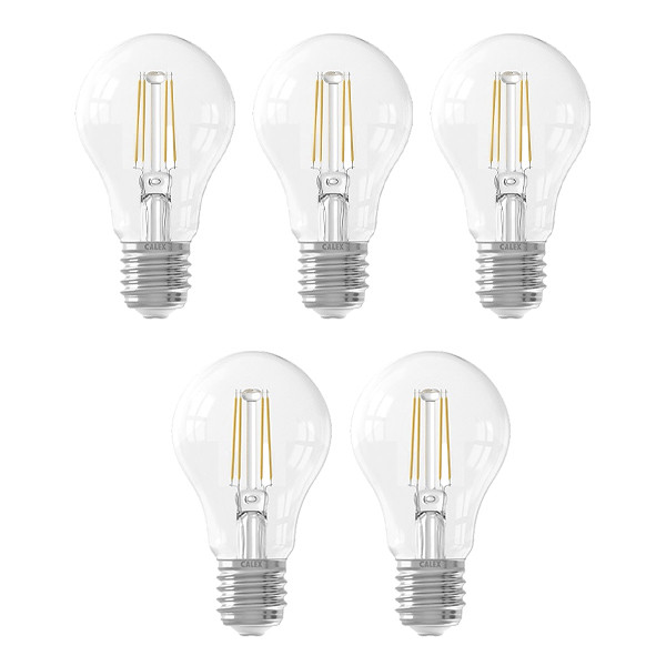 LED lamp E27 | Peer | Calex (7.5W, 806lm, 2700K, Dimbaar, 5 stuks) Calex Kabelshop.nl